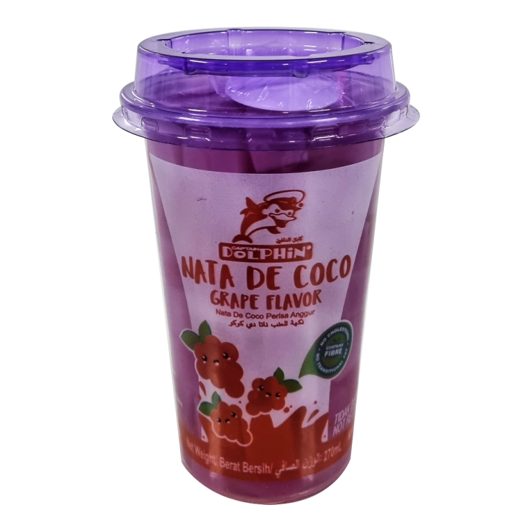 Grape juice with Nata De Coco 270gm | Grape juice with Nata De Coco ...
